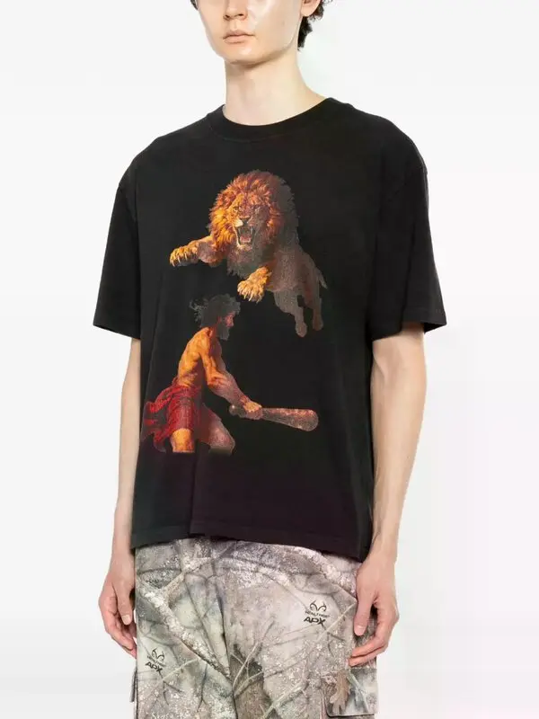 MELT Graphic-print Round Neck T-shirt