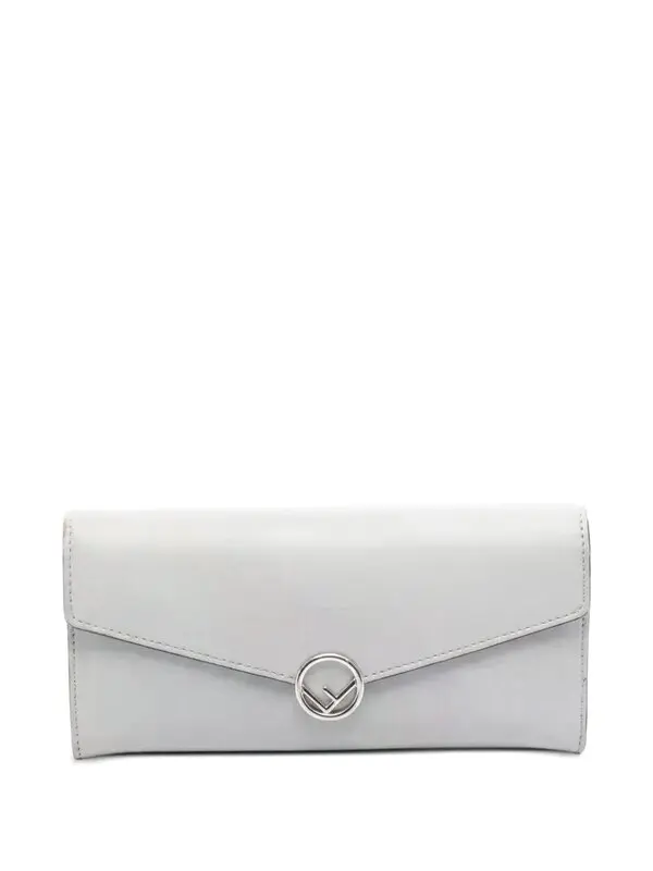 Fendi 2000s F Is Continental Wallet - Grey