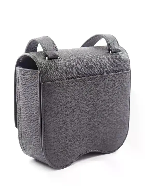 Hermès Della Cavalleria Leather Crossbody Bag - Black