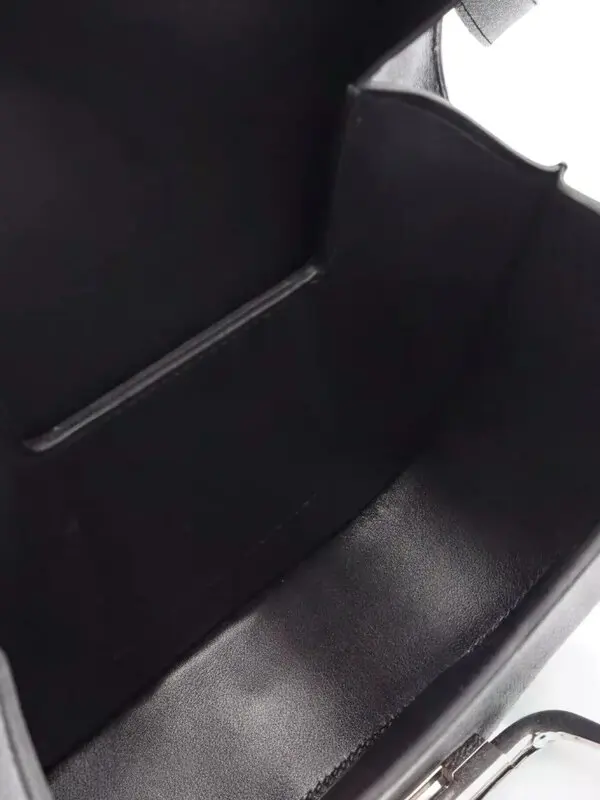 Hermès Della Cavalleria Leather Crossbody Bag - Black