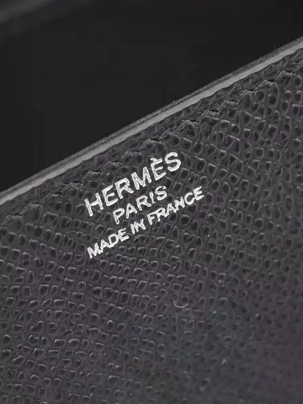Hermès Della Cavalleria Leather Crossbody Bag - Black