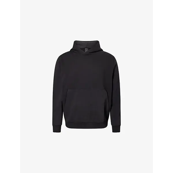 Lululemon Steady State Pullover Cotton-jersey Hoodie - Black