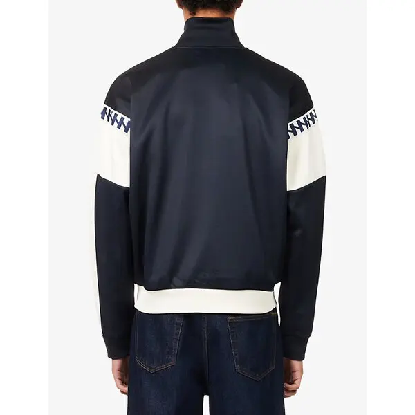 Fred Perry X Meyba Funnel-neck Jersey Track Jacket - Navy