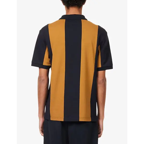 Fred Perry X Meyba Striped Polo Shirt - Navy