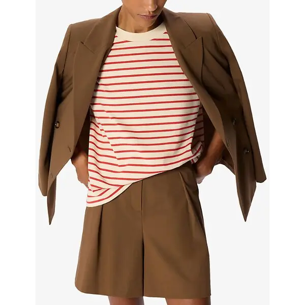 Whistles Striped Cotton T-shirt