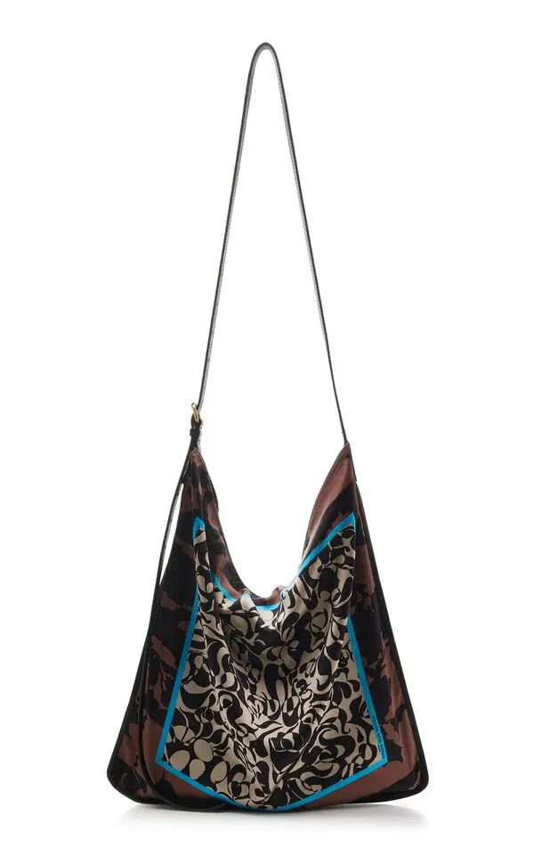 Dries Van Noten Large Scarf Shoulder Bag