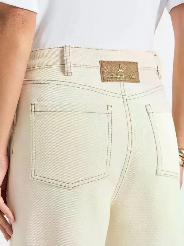 Manière De Voir Wrapover Wide-leg Jeans