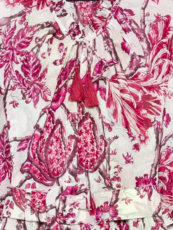 Samantha Sung Eva Floral-print Tiered Maxi Dress