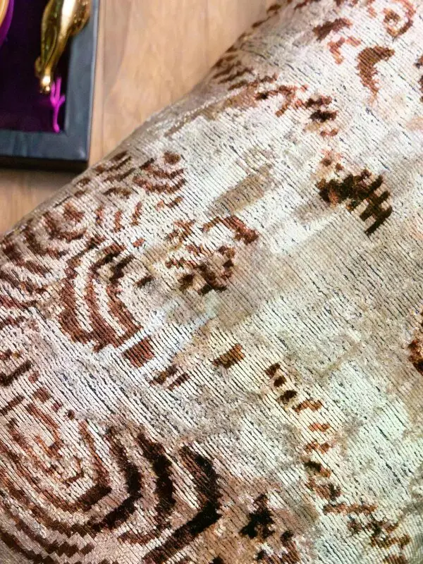 LES-OTTOMANS Abstract-pattern Cushion