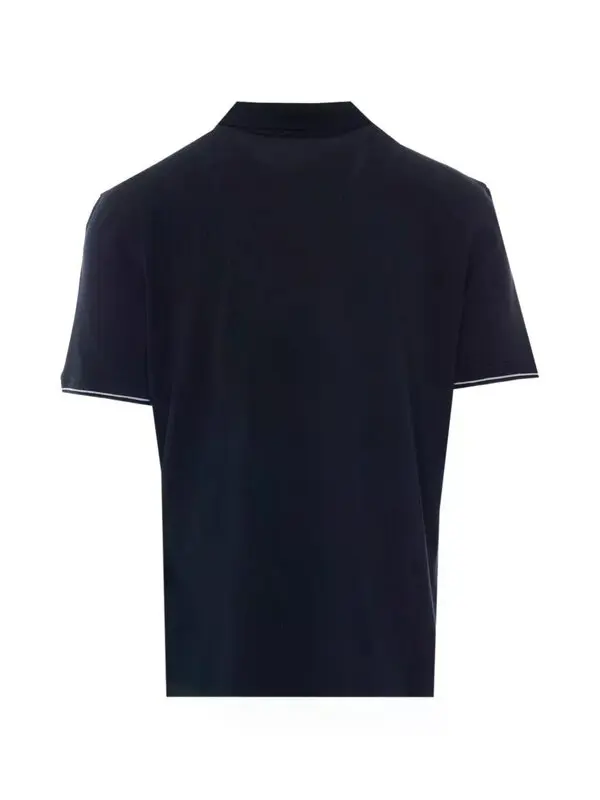 C.P. COMPANY Logo-patch Piqué Polo Shirt
