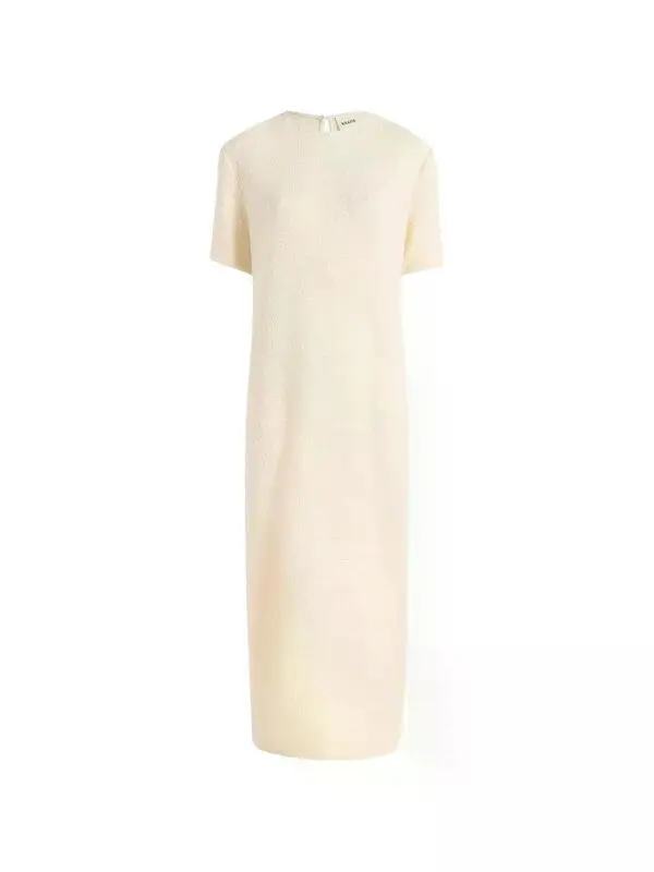 Khaite Webber Dress In English Twist Tweed - Neutrals