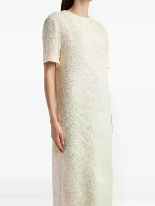 Khaite Webber Dress In English Twist Tweed - Neutrals