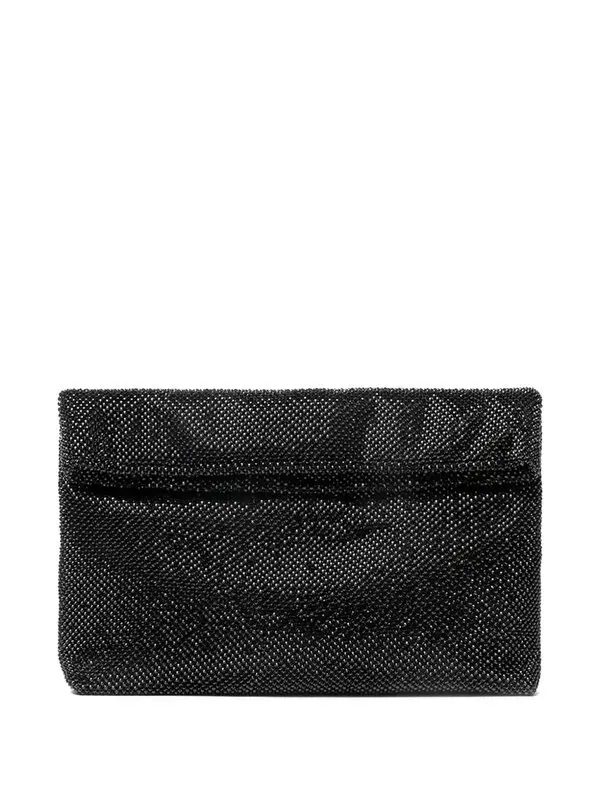TWENTY FOURHAITCH Embellished Clutch - Black