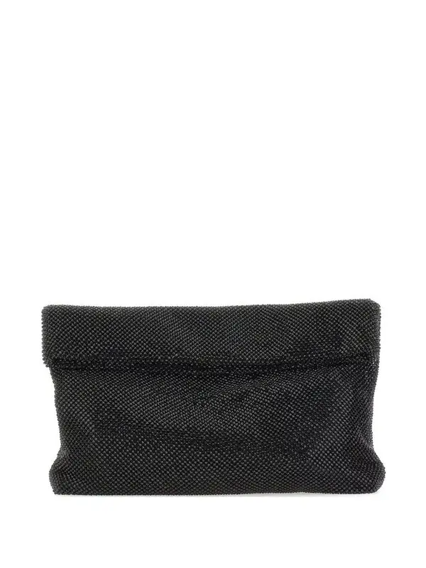 TWENTY FOURHAITCH Embellished Clutch - Black