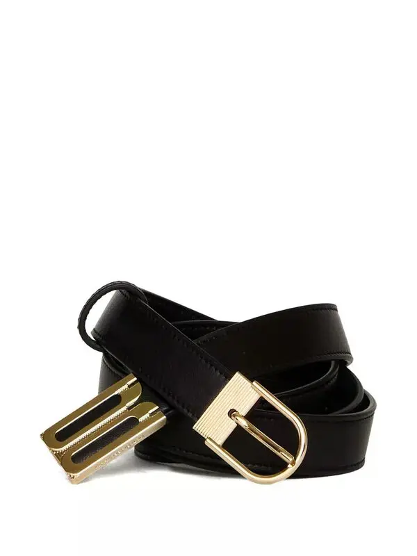 Victoria Beckham Buckle Belt - Black