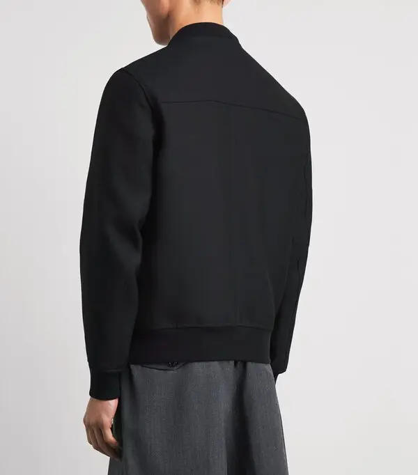 Sandro Wool-blend Zip-up Bomber Jacket