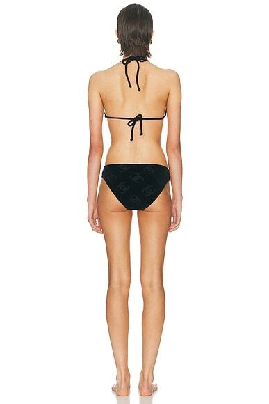 Chanel Velour Bikini Set