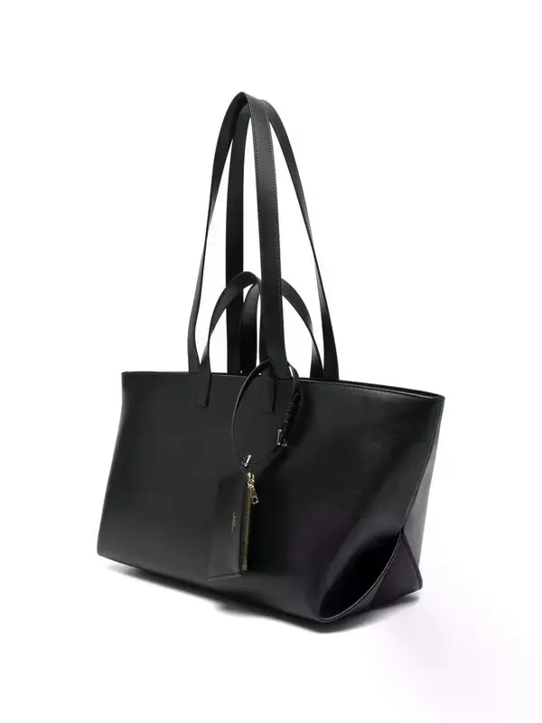 A.p.c. Le Drummer Leather Tote Bag - Black