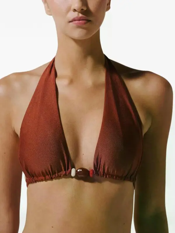 BAOBAB Jelena Resin-stones Triangle Bikini Top