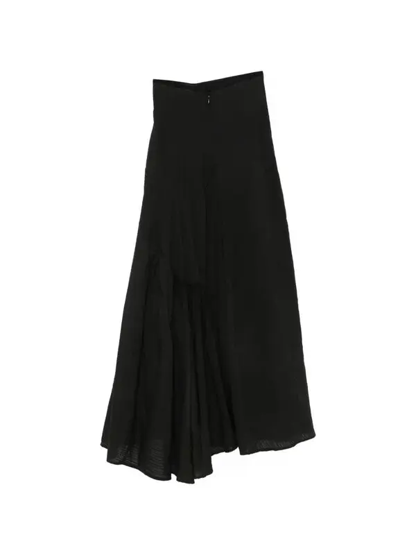 MARC LE BIHAN Crinkled Asymmetric Skirt