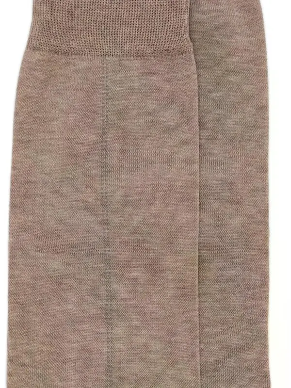 Zegna Tonal-stitching Socks - Neutrals