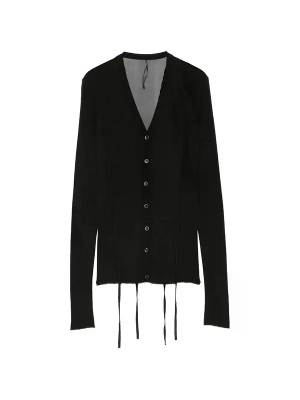 Masnada Seam-detail V-neck Cardigan