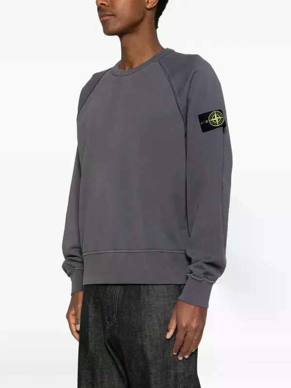 Stone Island Midweight Garment Dyed Crewneck Sweatshirt