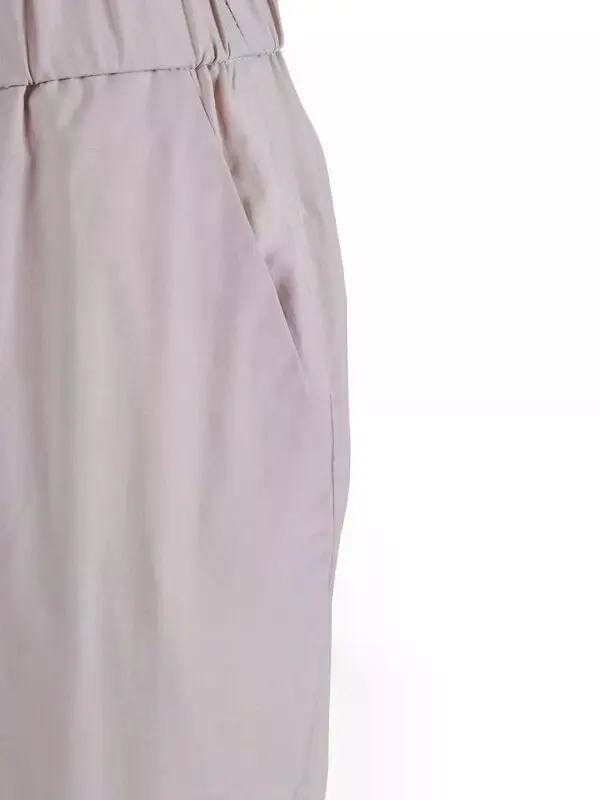 Antonelli Firenze Elasticated Turn-up Trousers - Neutrals