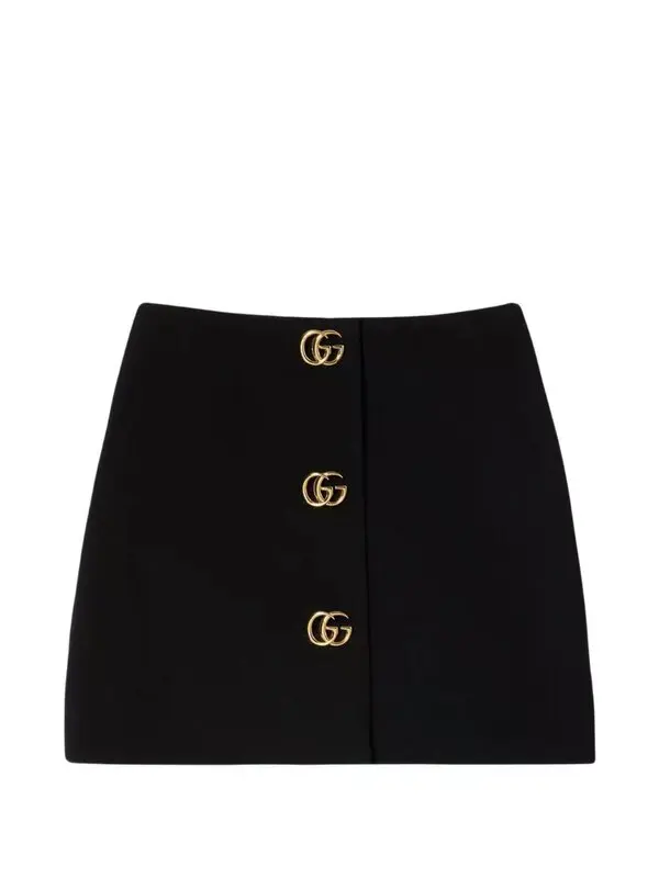 Gucci Double G Button Mini Skirt