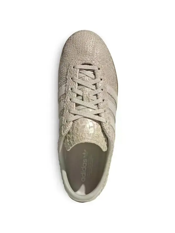 Adidas Gazelle Snakeskin-effect Sneakers - Neutrals