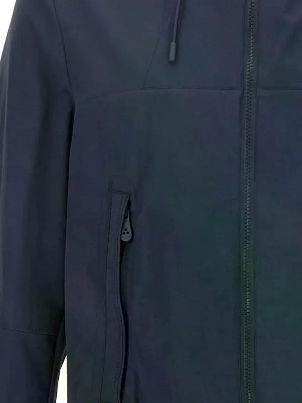 Peuterey Uyapo Jacket With Drawstring Hood And Zip Fastening - Blue