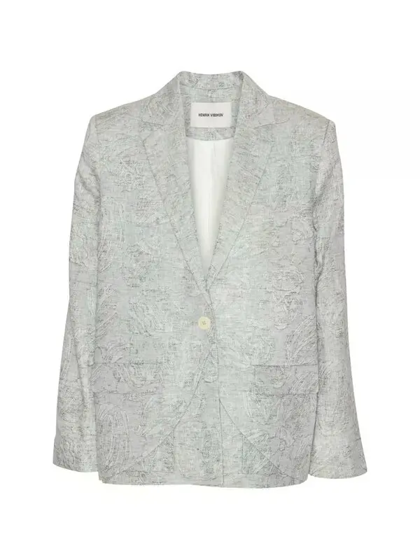 Henrik Vibskov Beetle Buttoned Blazer