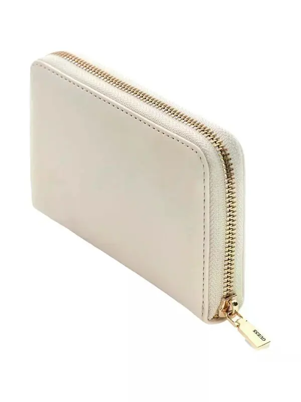 Guess Logo-plaque Zip-around Wallet