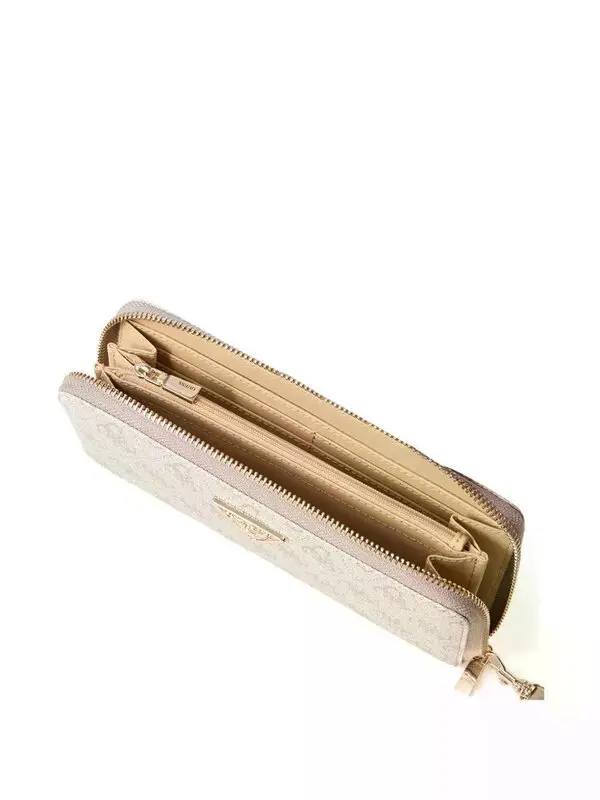 Guess Laurel Monogram Wallet - Neutrals