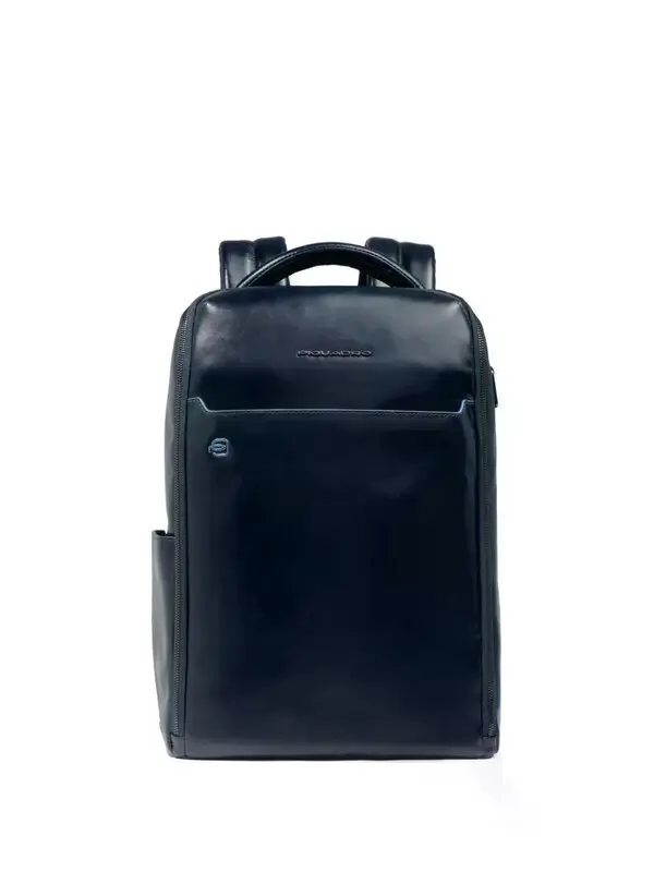 PIQUADRO Logo Plaque Backpack - Blue