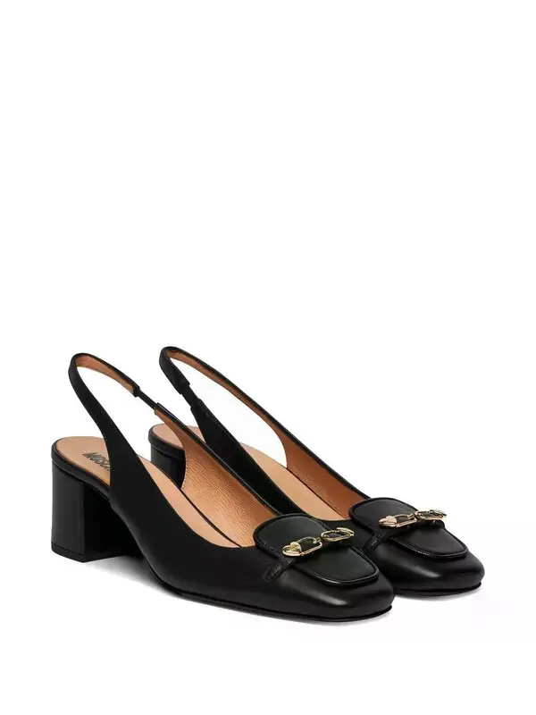 Moschino Slingback Pumps With Buckle Detail