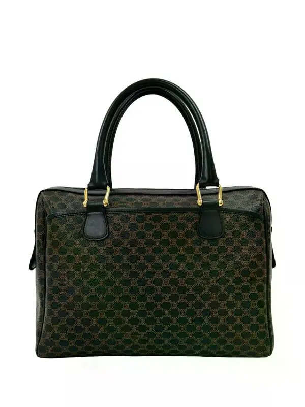 Celine Macadam Coated Canvas Handbag