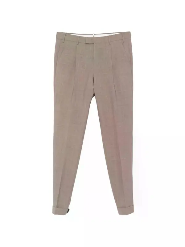 PT TORINO Pleated Trousers - Neutrals