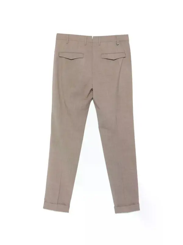 PT TORINO Pleated Trousers - Neutrals