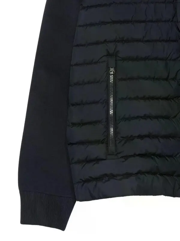 SAVE THE DUCK Quilted Jacket With High Neck And Zip Fastening - Blue