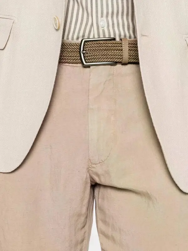 BERWICH Nut Brown Front Pocket Trousers