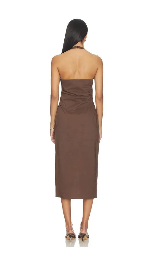A.L.C. Sylvie Halterneck Midi Dress