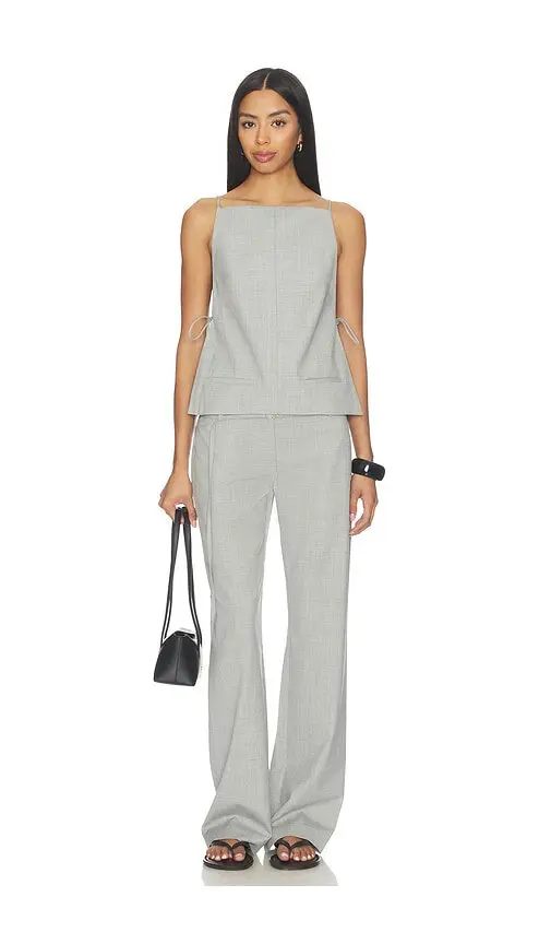 ST. AGNI Square Side Tie Top