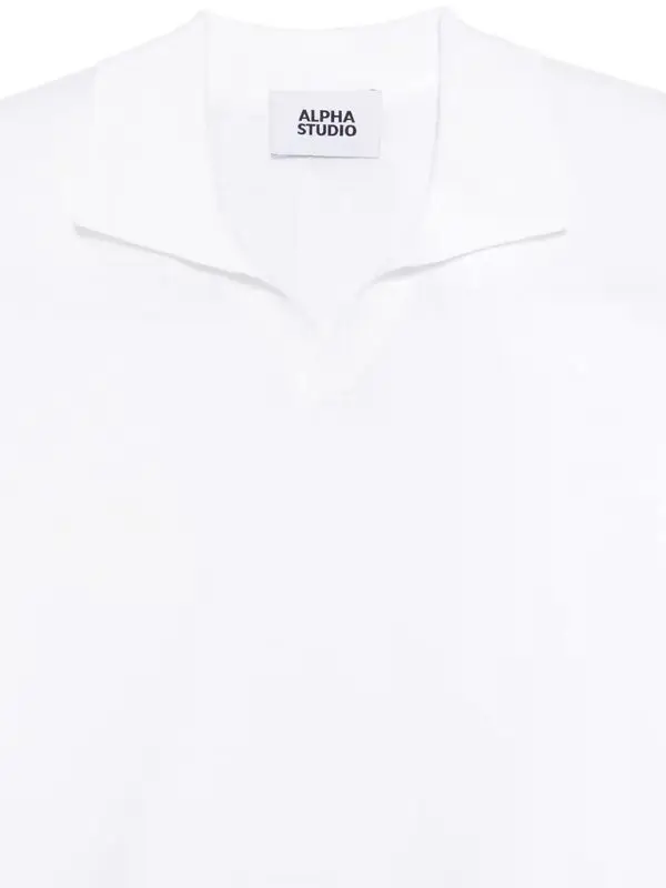 Alpha Studio Polo Shirt - White