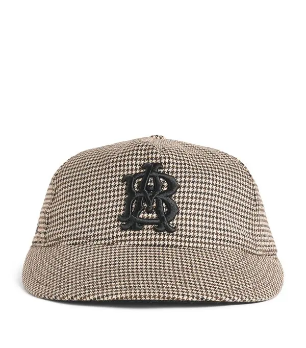 ABOUT:BLANK Wool-blend Monogram Cap - Brown
