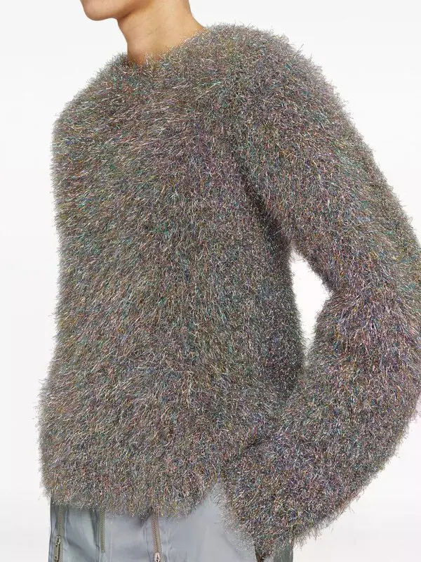 JIL SANDER Metallic Mohair-blend Jumper