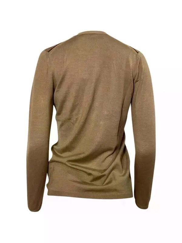 Saint Laurent V-neck Cardigan With Front Pockets