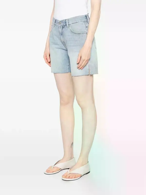 Ag Raw-cut Denim Shorts