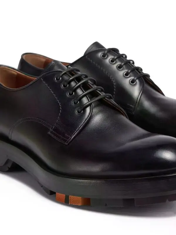 Zegna Derby Shoes With Chunky Sole