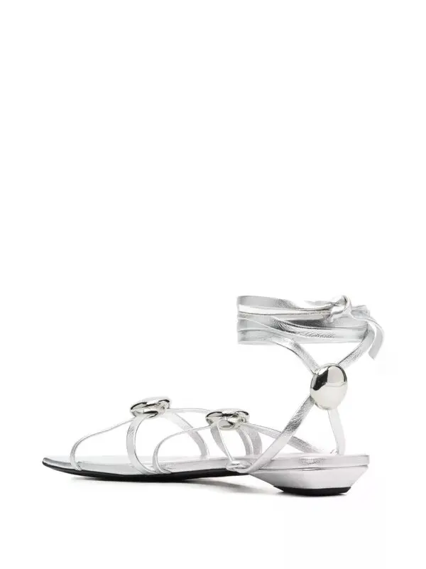 Bruno Frisoni Calf Leather Square-toe Strappy Sandals
